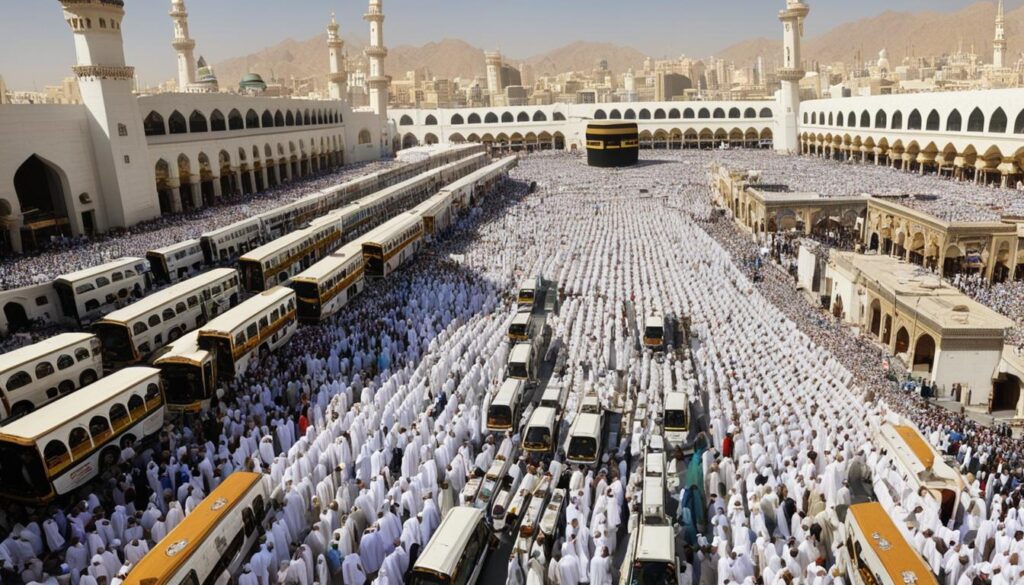 Navigating Mecca: Local Transportation During Pilgrimage