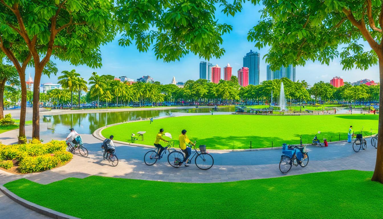 Discover Thu Bon Riverfront Park & Urban Greenery