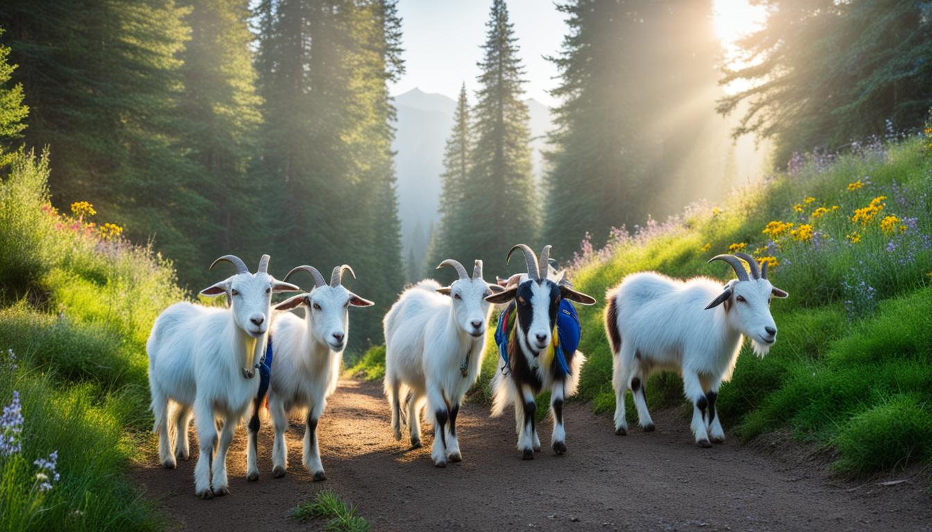 Morning Walks With High Sierra Pack Goats, Carson City