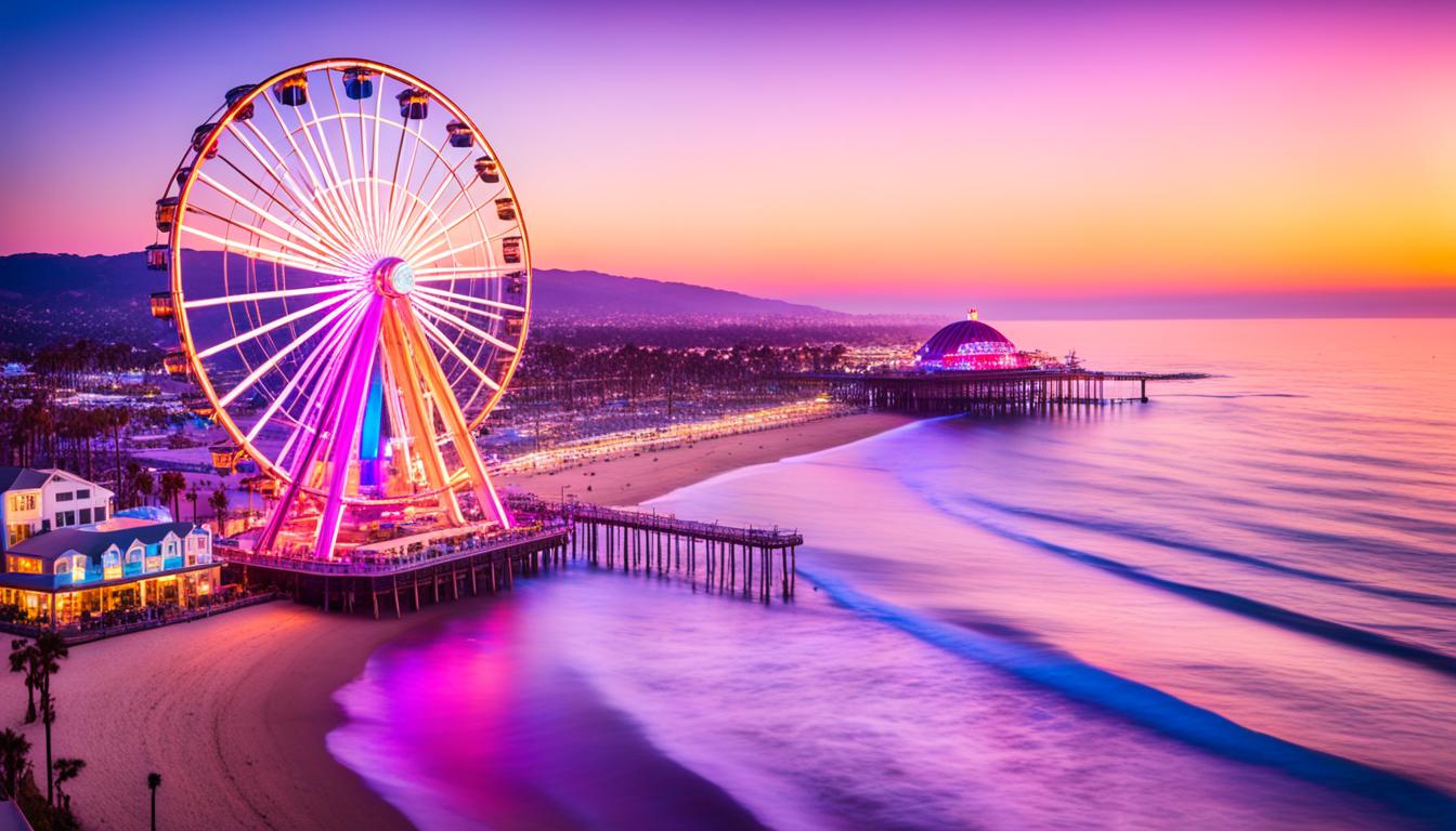Breathtaking Santa Monica Pier Ferris Wheel Views