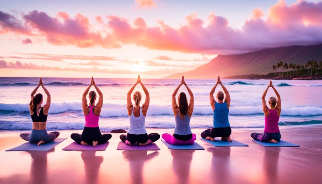 Experience Maui Sunrise Yoga On The Beach