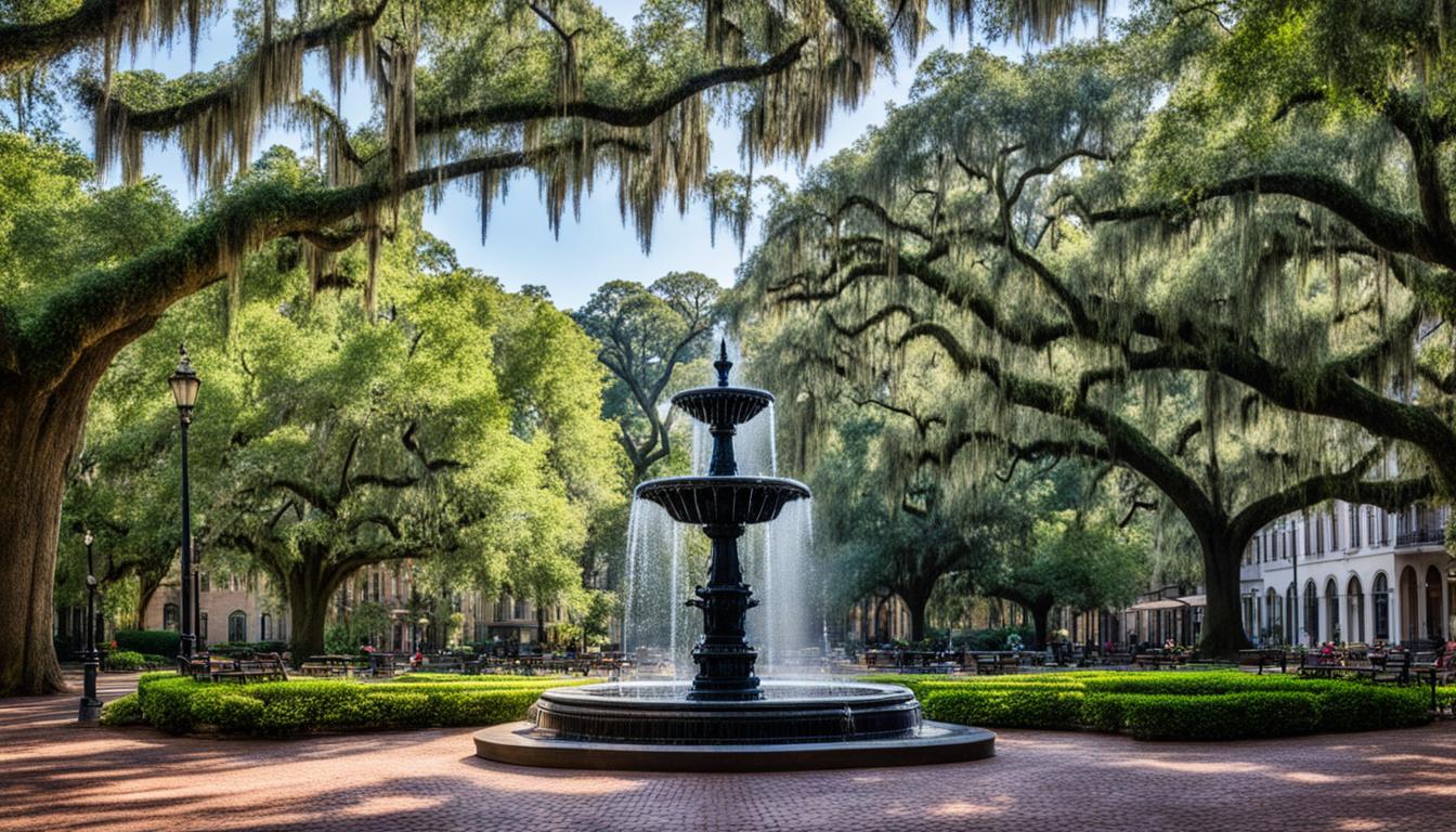 Explore Savannah's Squares And Parks Easily