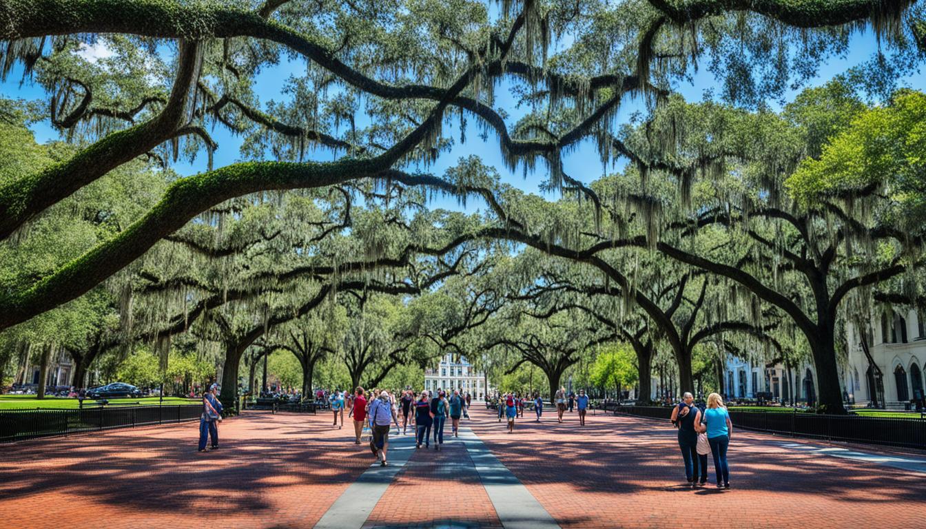 Explore Savannah's Squares And Parks Easily