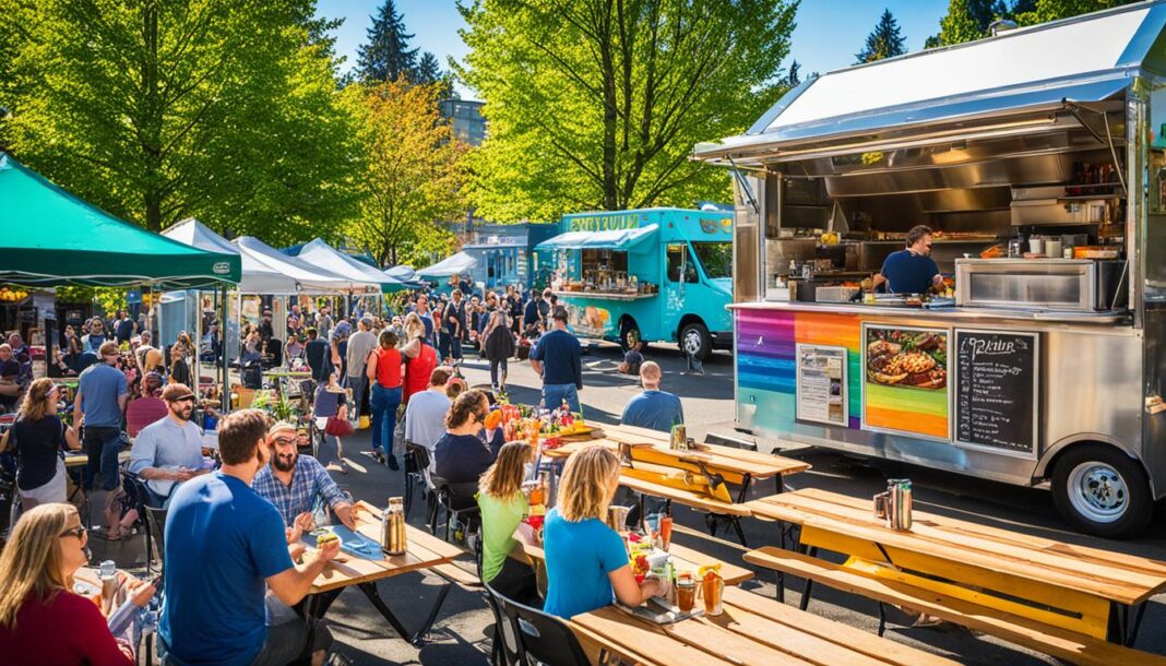 Explore Portland's International Cuisine Food Carts & Pods