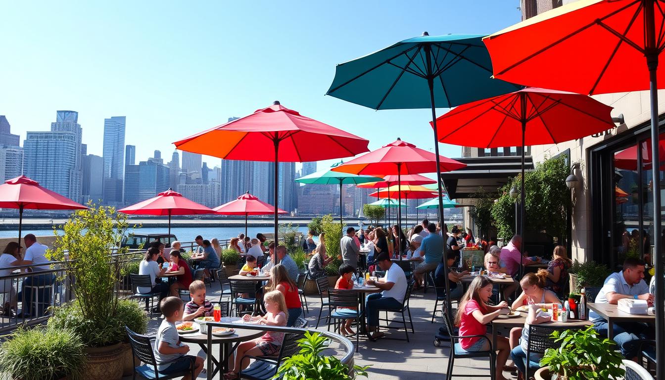 Top Family-Friendly Outdoor Restaurants In Jersey City