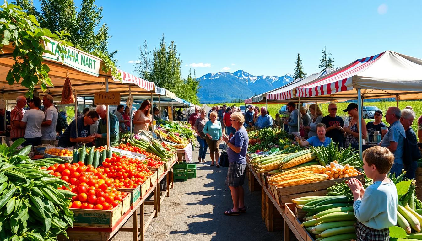 Summer Produce At Fairbanks Farmers Markets