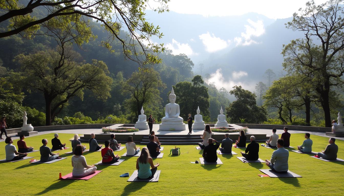 Explore Nelligala International Buddhist Center Features