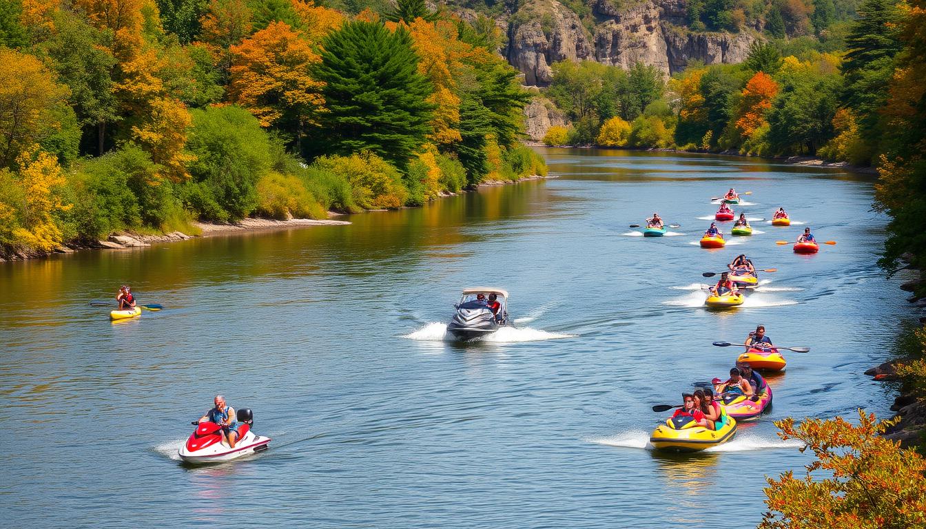Boating On The Wisconsin River In The Dells Guide