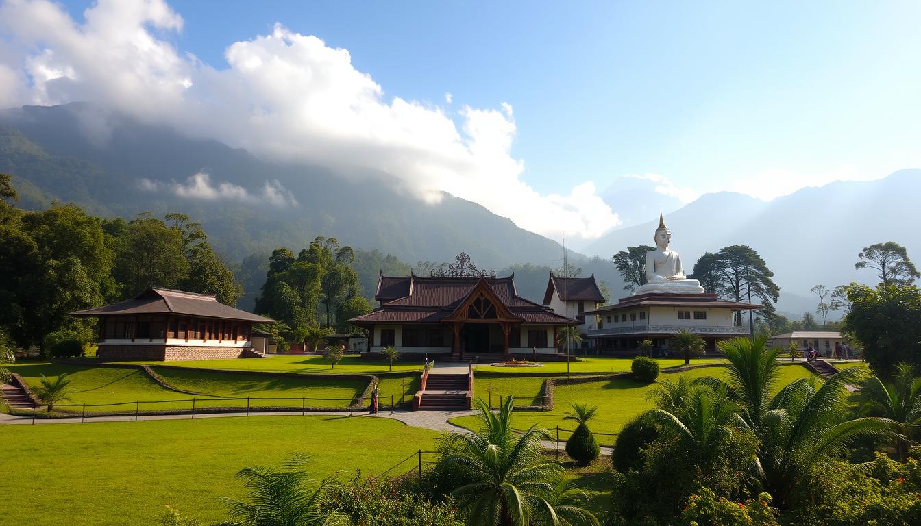 Explore Nelligala International Buddhist Center Features