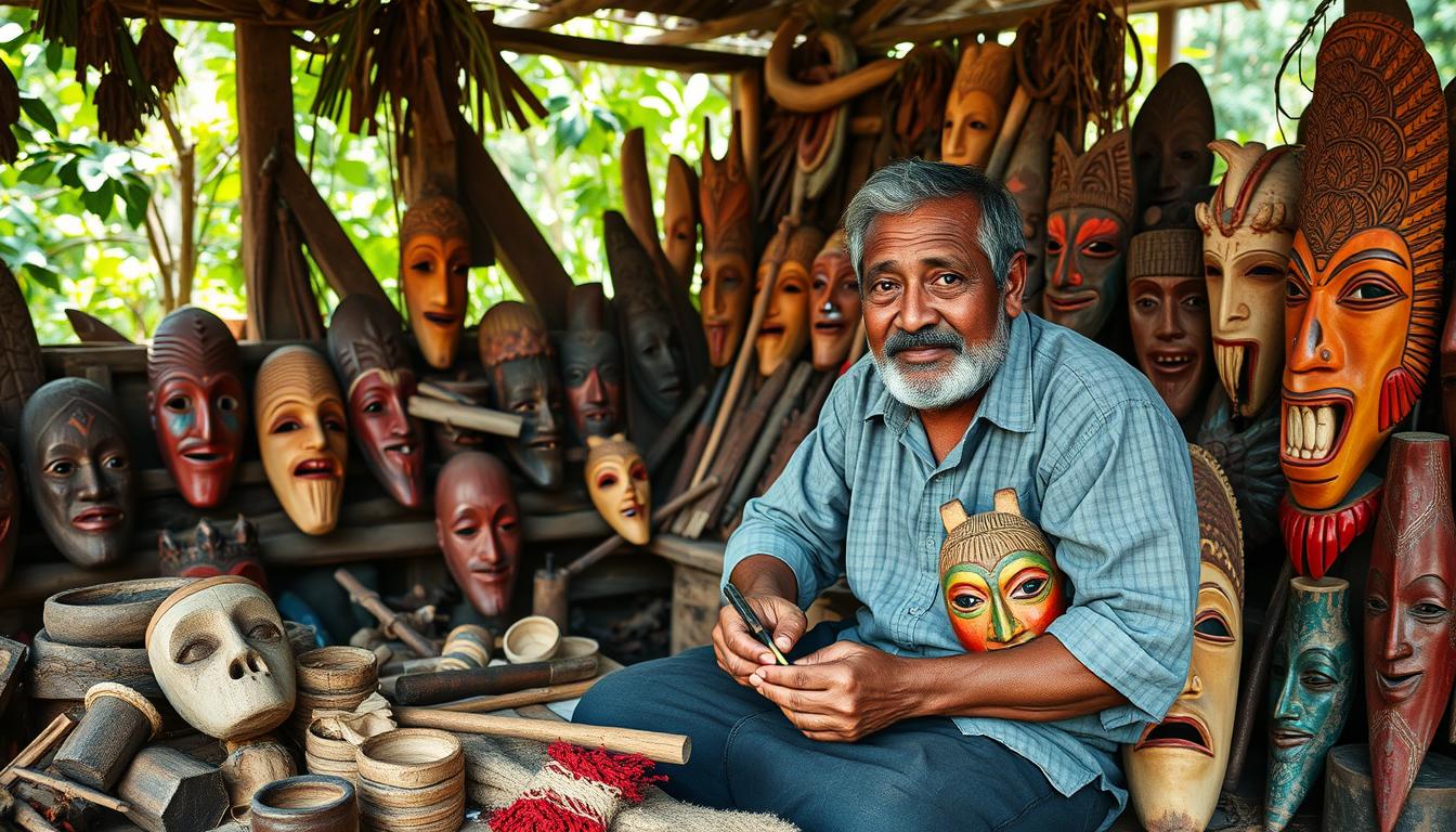 Experience Traditional Mask Carving Demonstrations