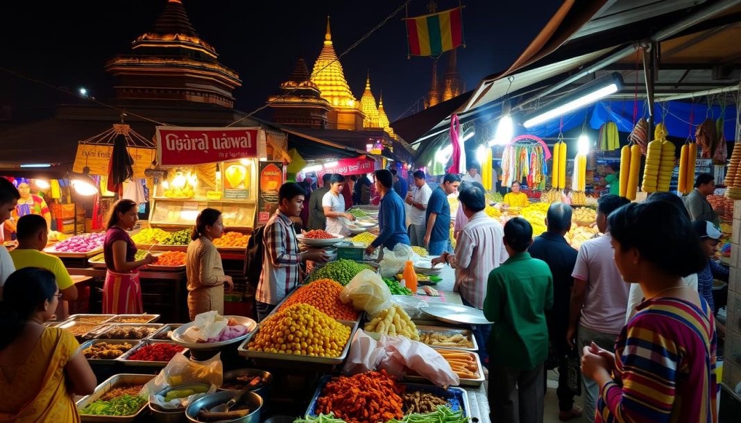 Explore The Vibrant Bagan Night Market Scene