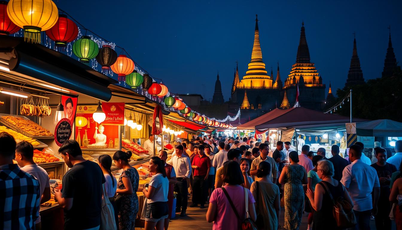 Explore The Vibrant Bagan Night Market Scene