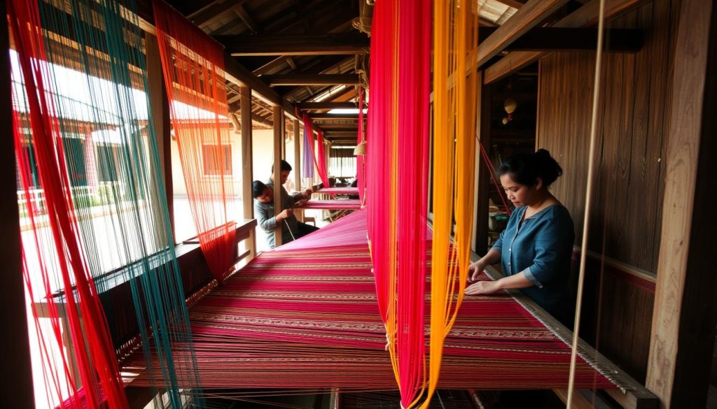 Discover The Art Of Mandalay Silk Weaving