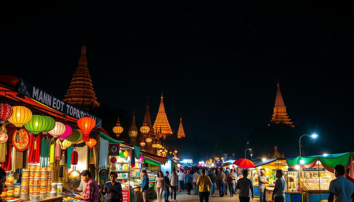 Explore The Vibrant Bagan Night Market Scene