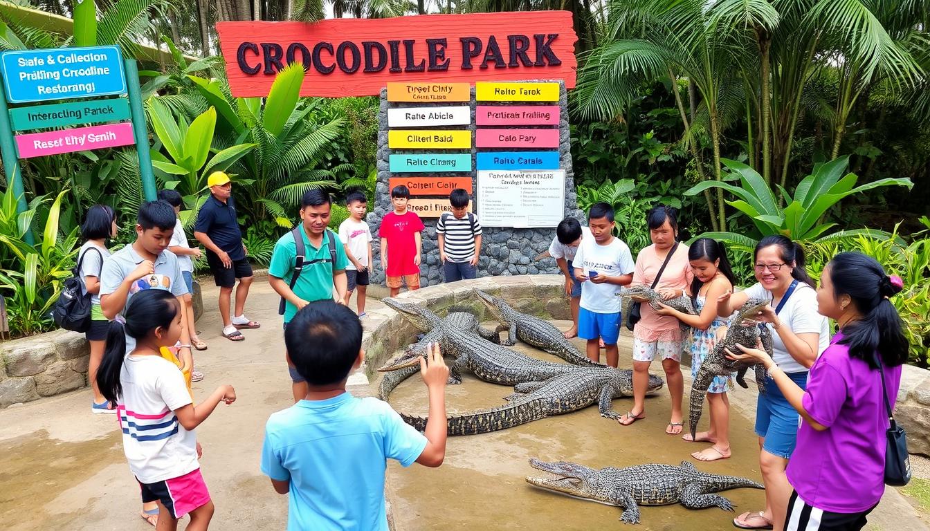 Interact With Wildlife At Crocodile Park, Davao