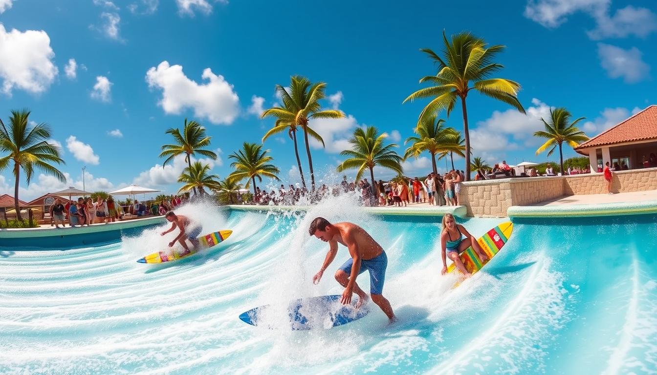 Ride The Waves With Grand Turk FlowRider Surfing