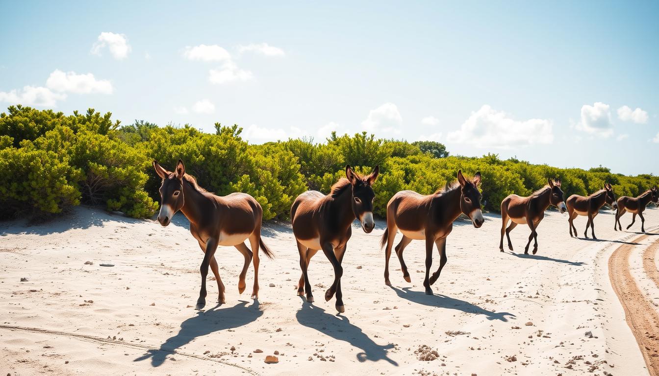 Uncover The Secret Of Grand Turk Wild Donkeys