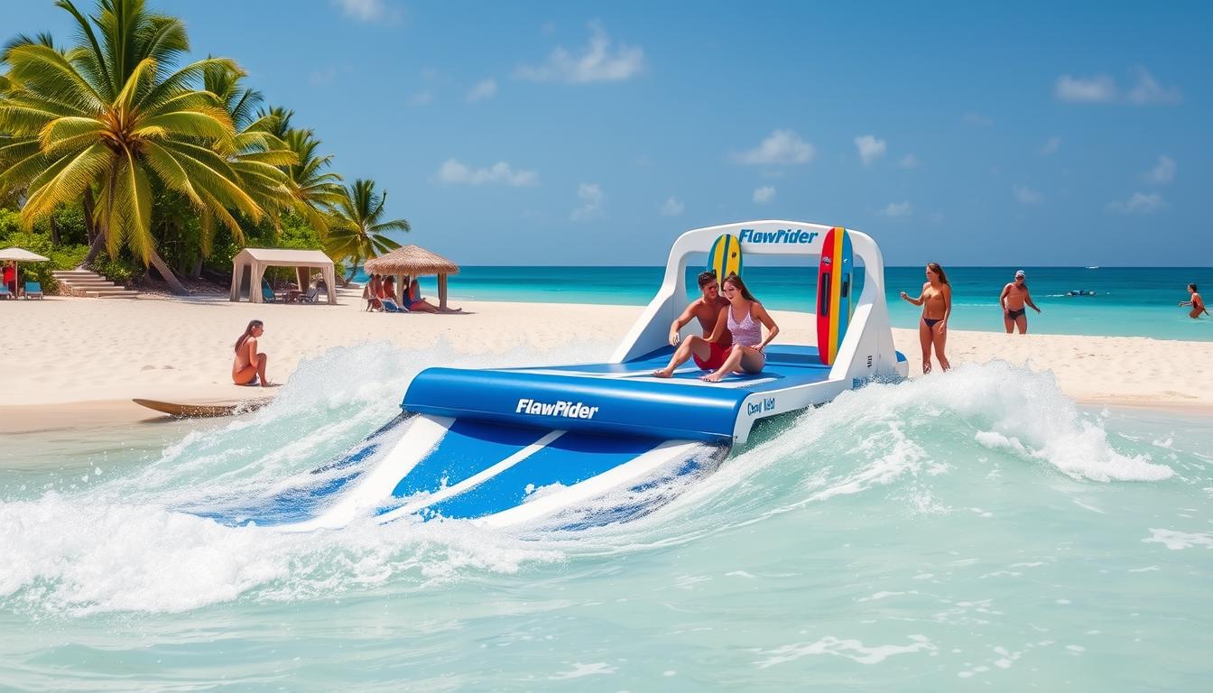 Ride The Waves With Grand Turk FlowRider Surfing