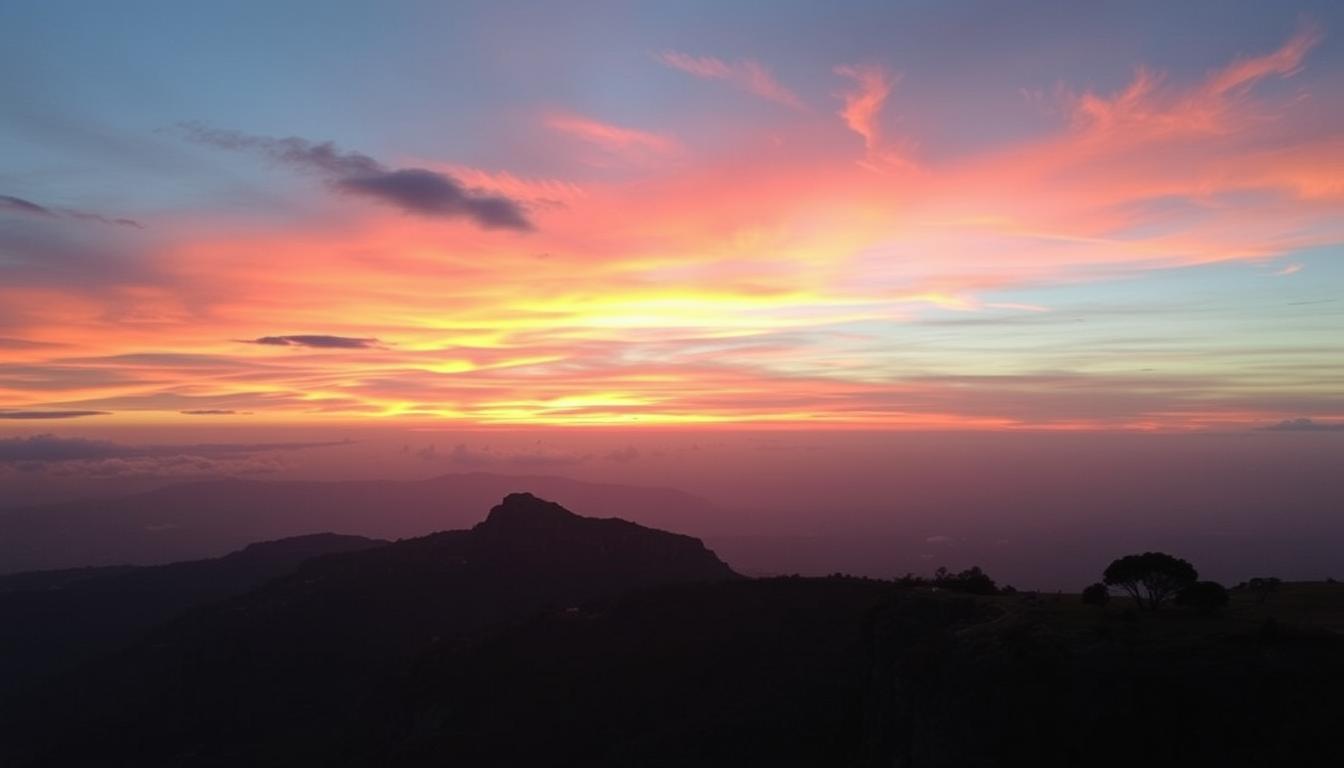 Unveil Majestic Tops Lookout Sunset Views