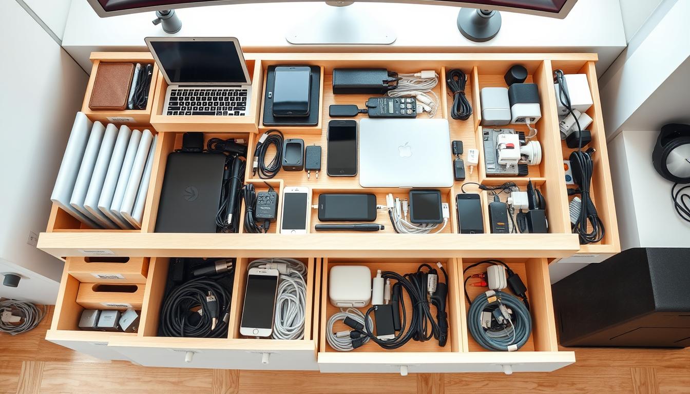 How To Organize Your Electronics And Cords Effectively