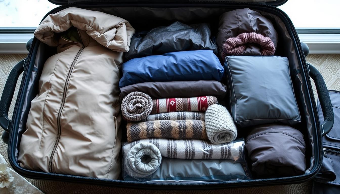Space-Saving Tips For Packing Bulky Winter Coats & Jackets