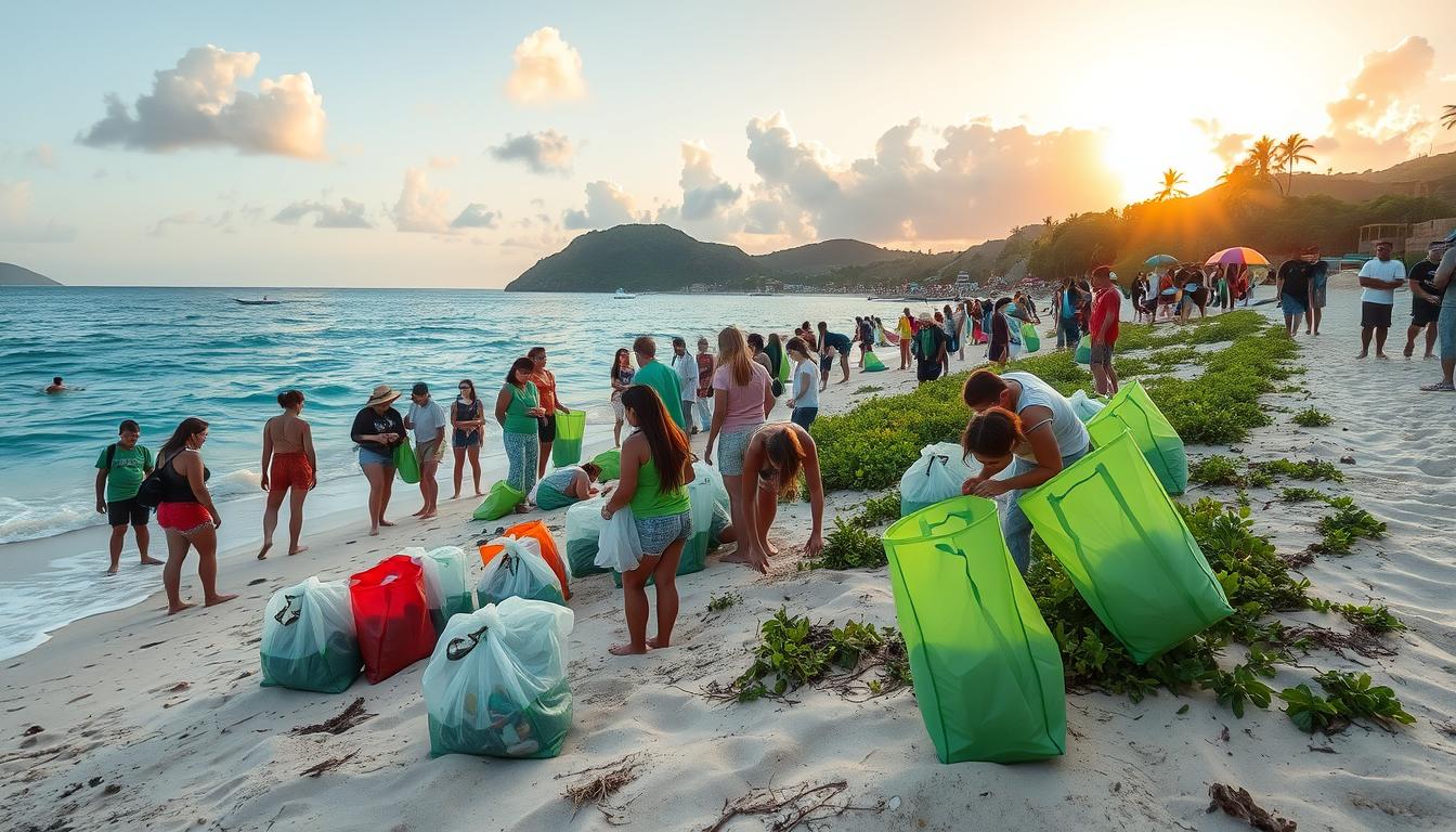 Eco-Friendly Travel Options For Maho Beach