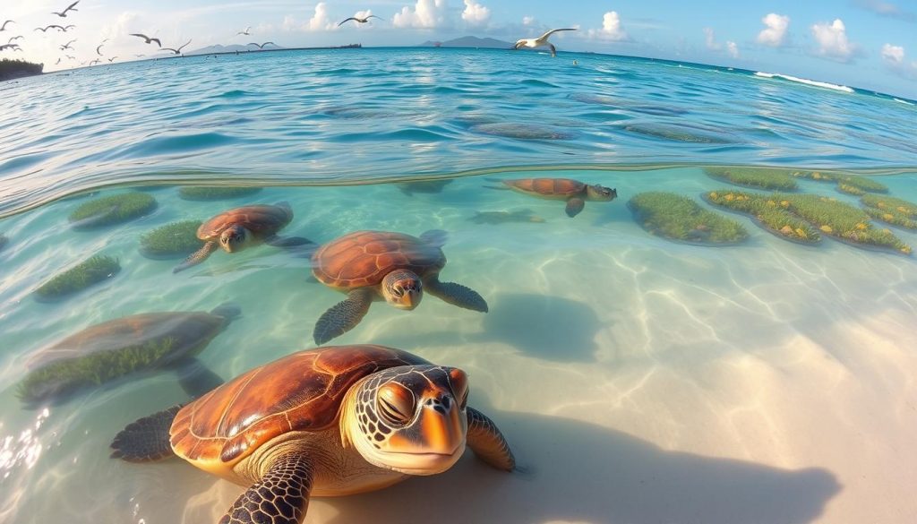 Can You Spot Turtles At Levera Beach?