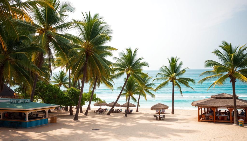 What Amenities Are Available At Levera Beach?