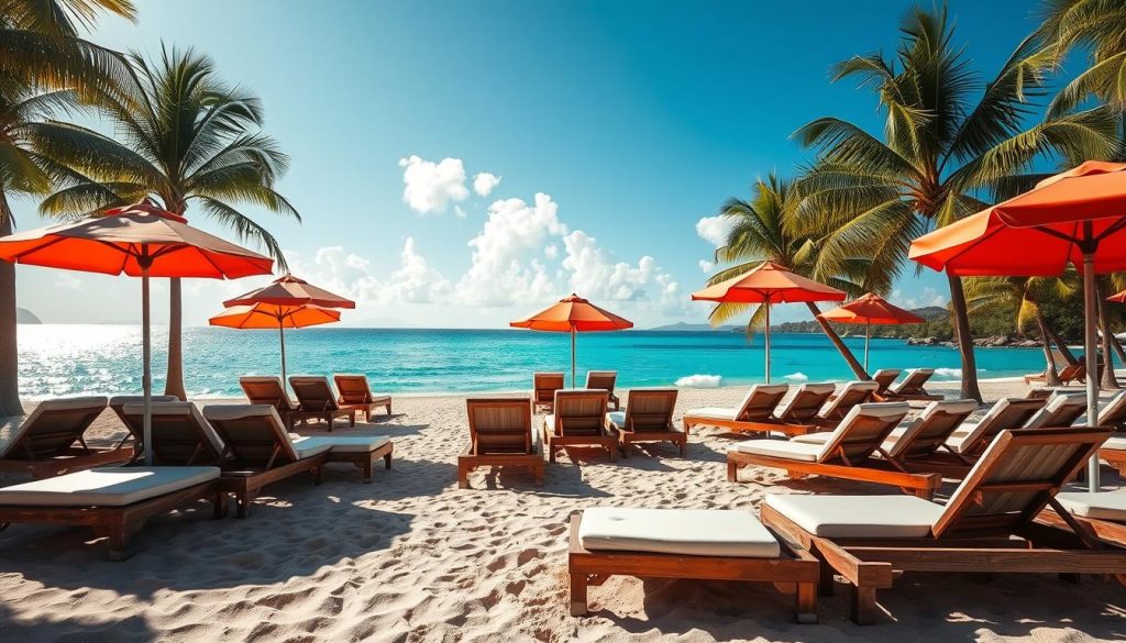 Your Guide To The Perfect Dickenson Bay Beach Loungers
