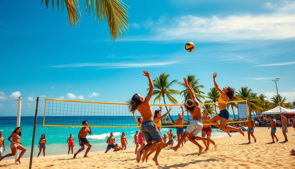 Your Guide To Dickenson Bay Beach Volleyball