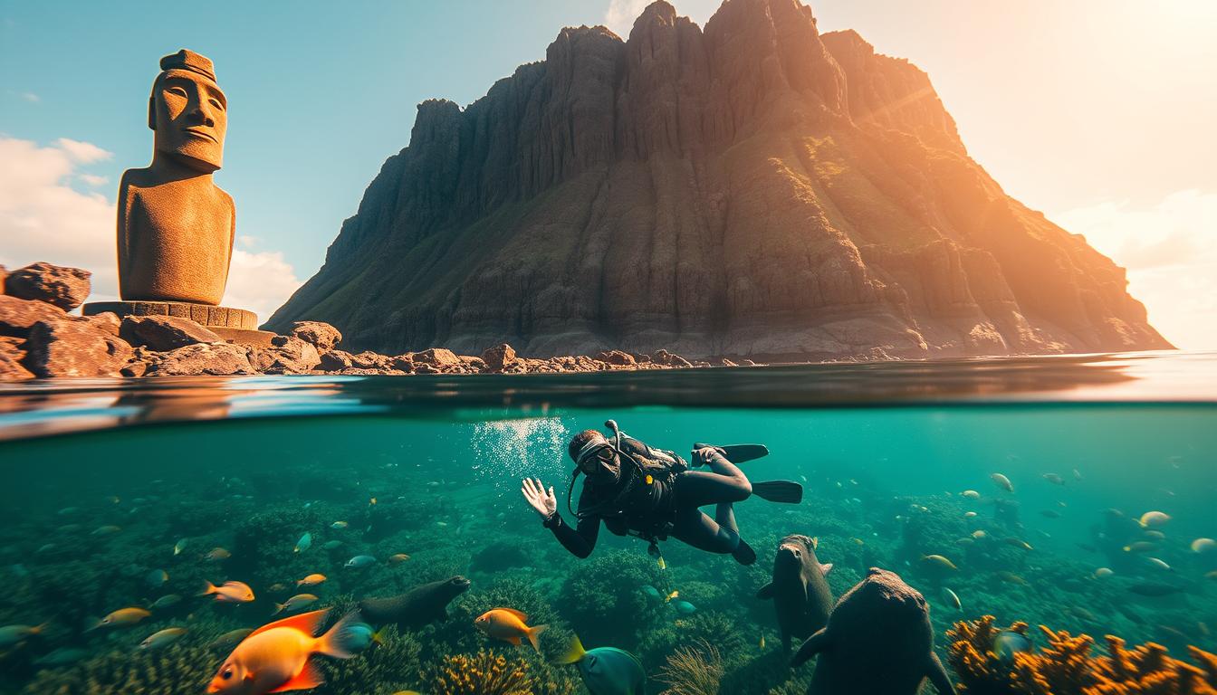 Explore The Underwater Wonders Of Easter Island