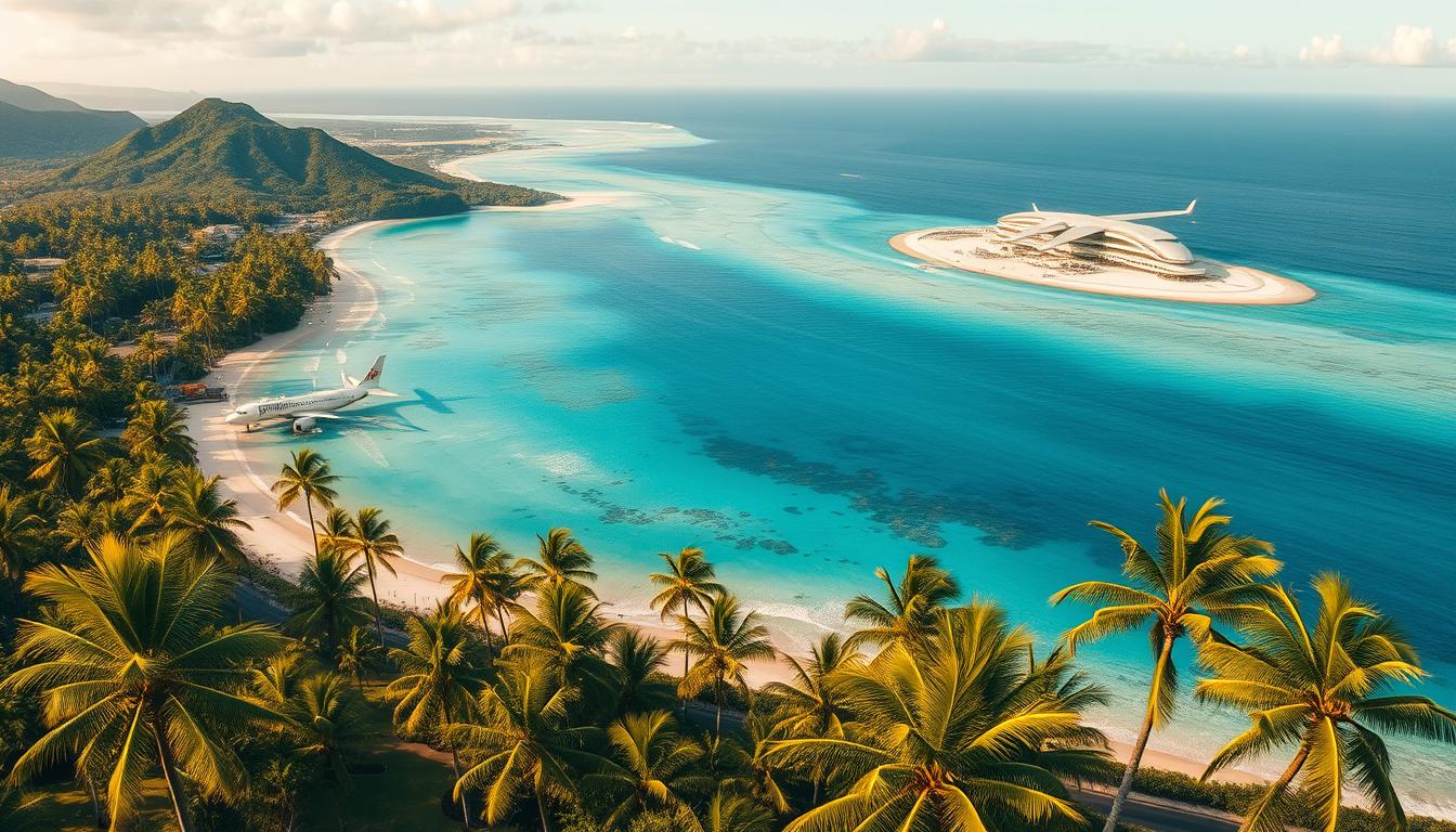 How Far Is Denarau Island From Nadi Airport?